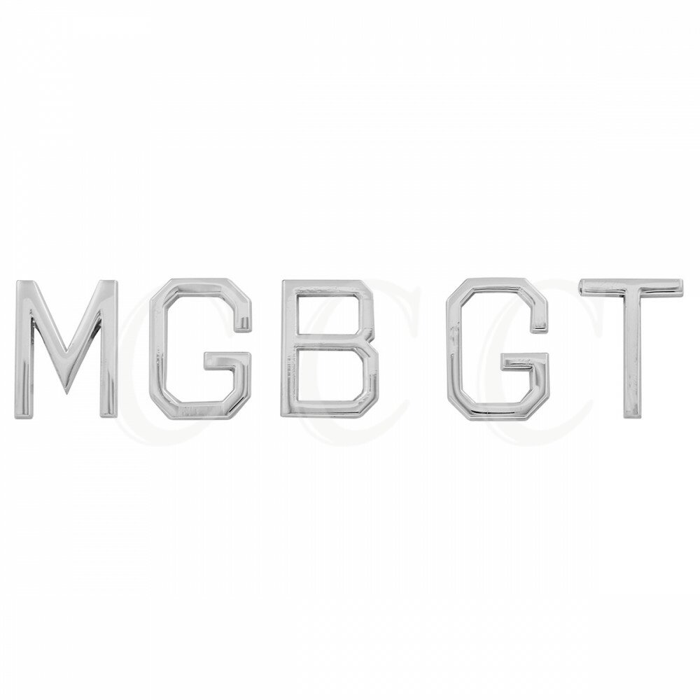 Badge, boot lid, MGB GT letter set - Your Shop for British Classic Ca