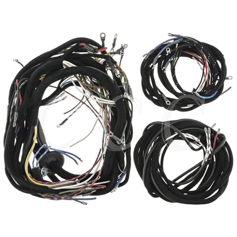 WIRING HARNESS, COMPLETE, COTTON - PVC - Your Shop for British Classi