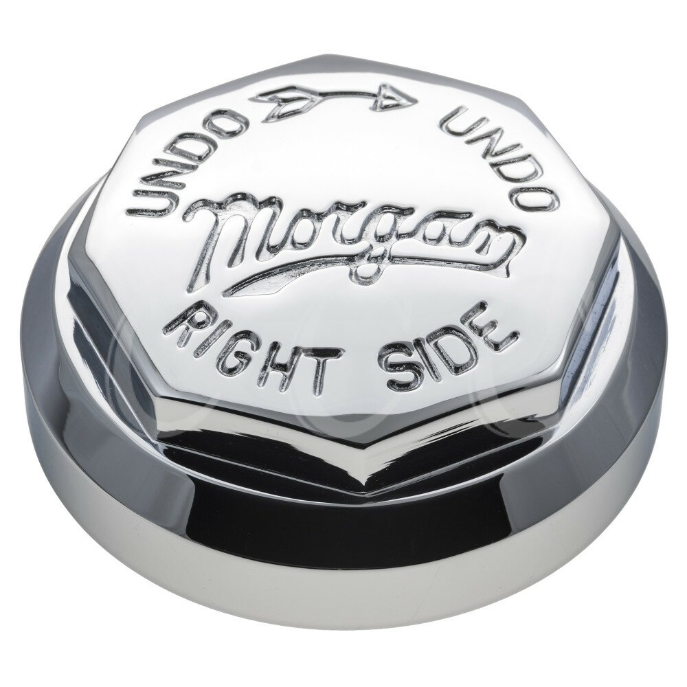 WHEEL SPINNER, KNOCK-ON OCTAGONAL 8TPI RH MWS CENTER CAP WITH MORGAN