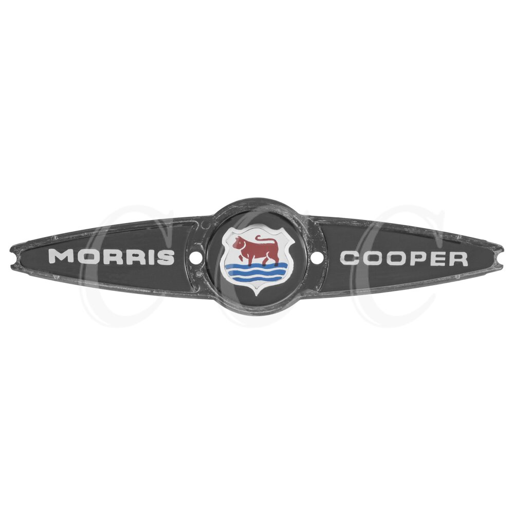 BOOT BADGE MORRIS COOPER INSERT - Your Shop for British Classic Cars,
