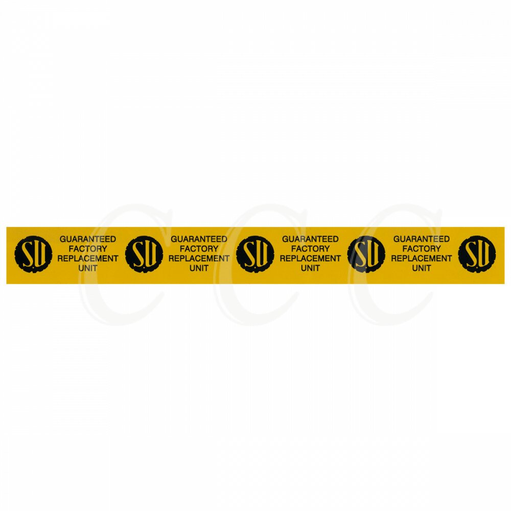 SU FUEL PUMP DECAL - Your Shop for British Classic Cars, CHF 5.75