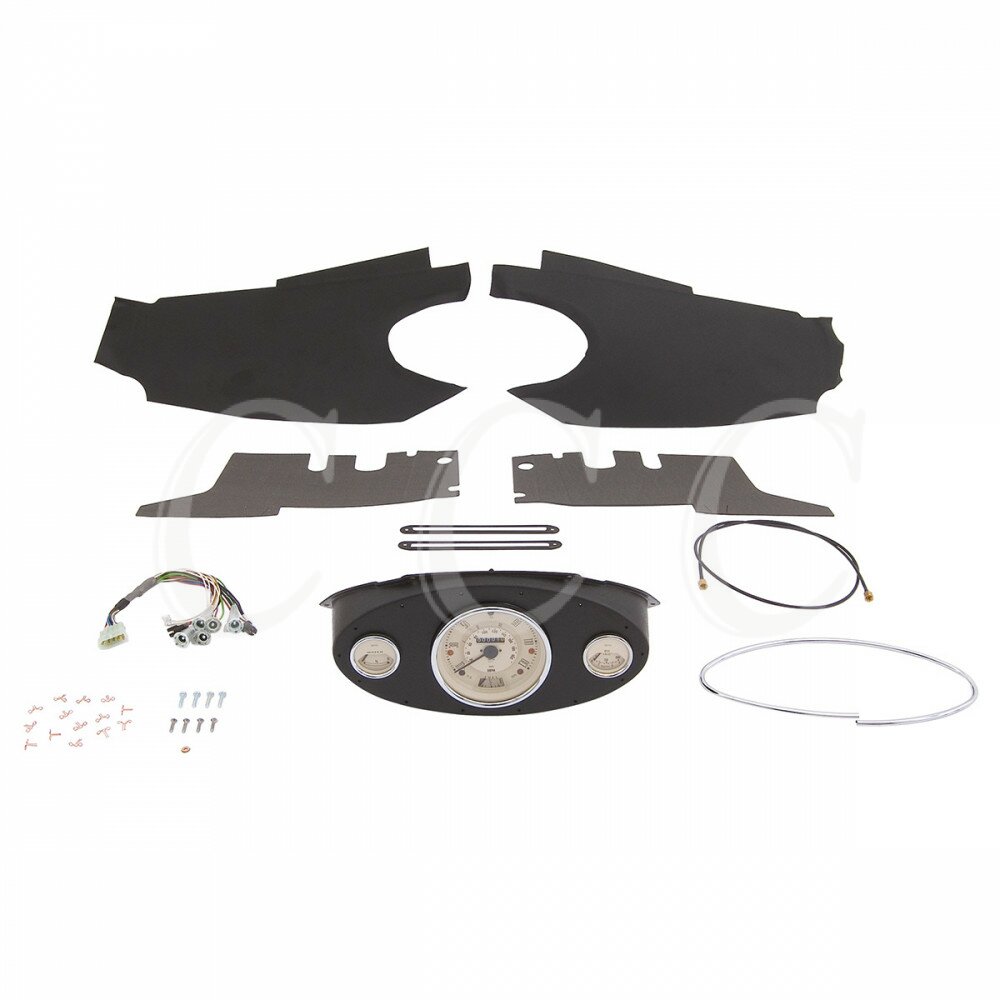 Centre Binnacle Kit, magnolia gauges - Your Shop for British Classic