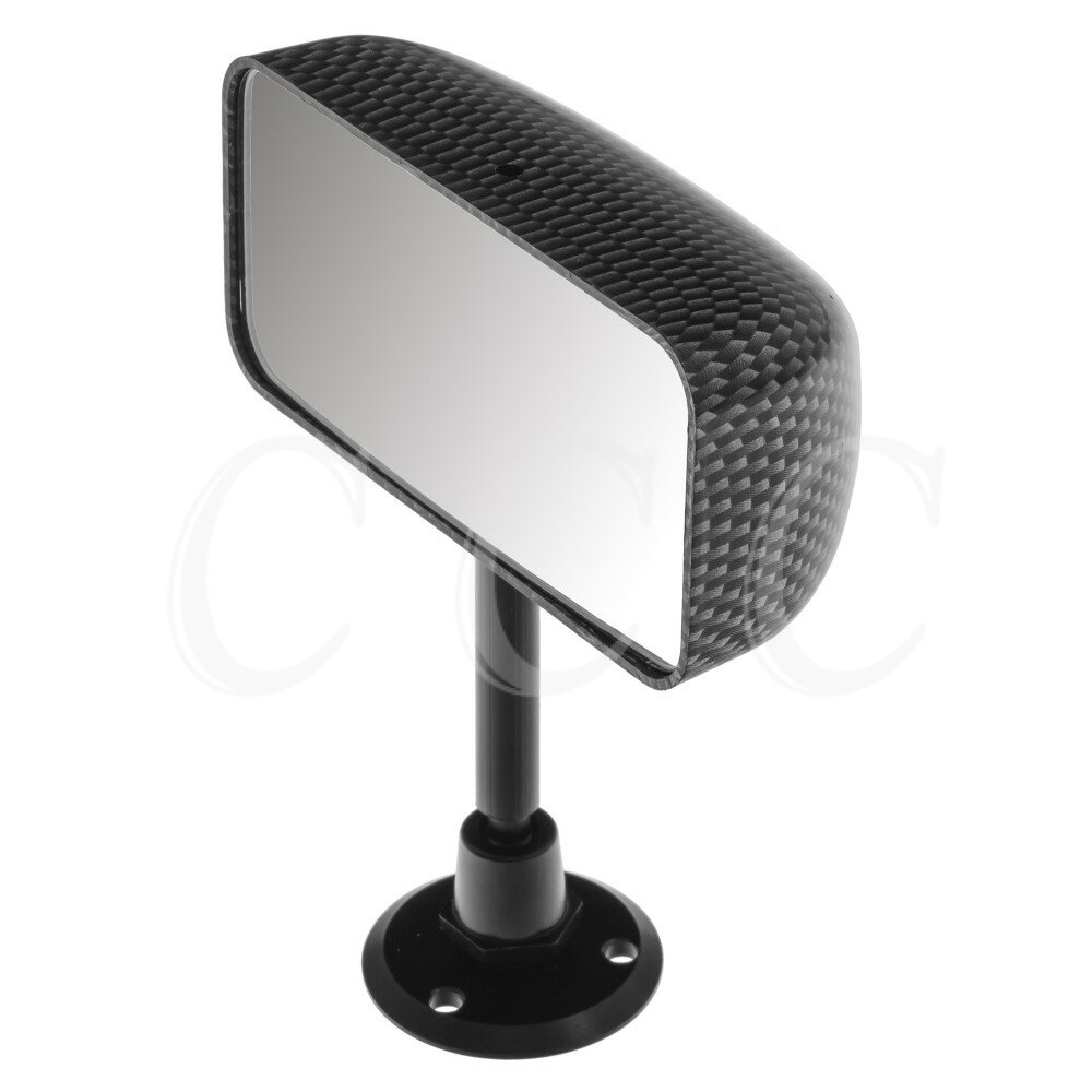 MIRROR, REAR VIEW, DASHBOARD MOUNTED, CONVEX, CARBON FIBRE - Your Sho