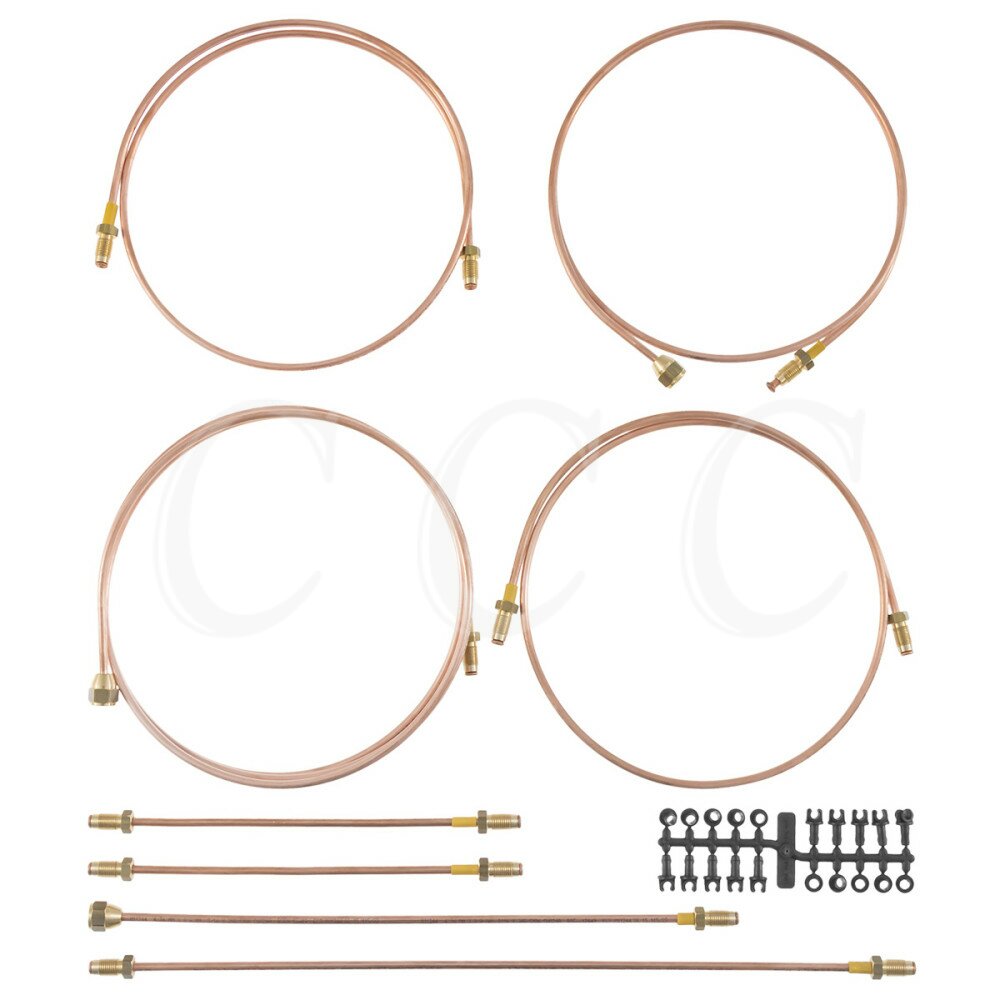 BRAKE PIPE SET, CUNIFER, GIRLING, LHD - Your Shop for British Classic