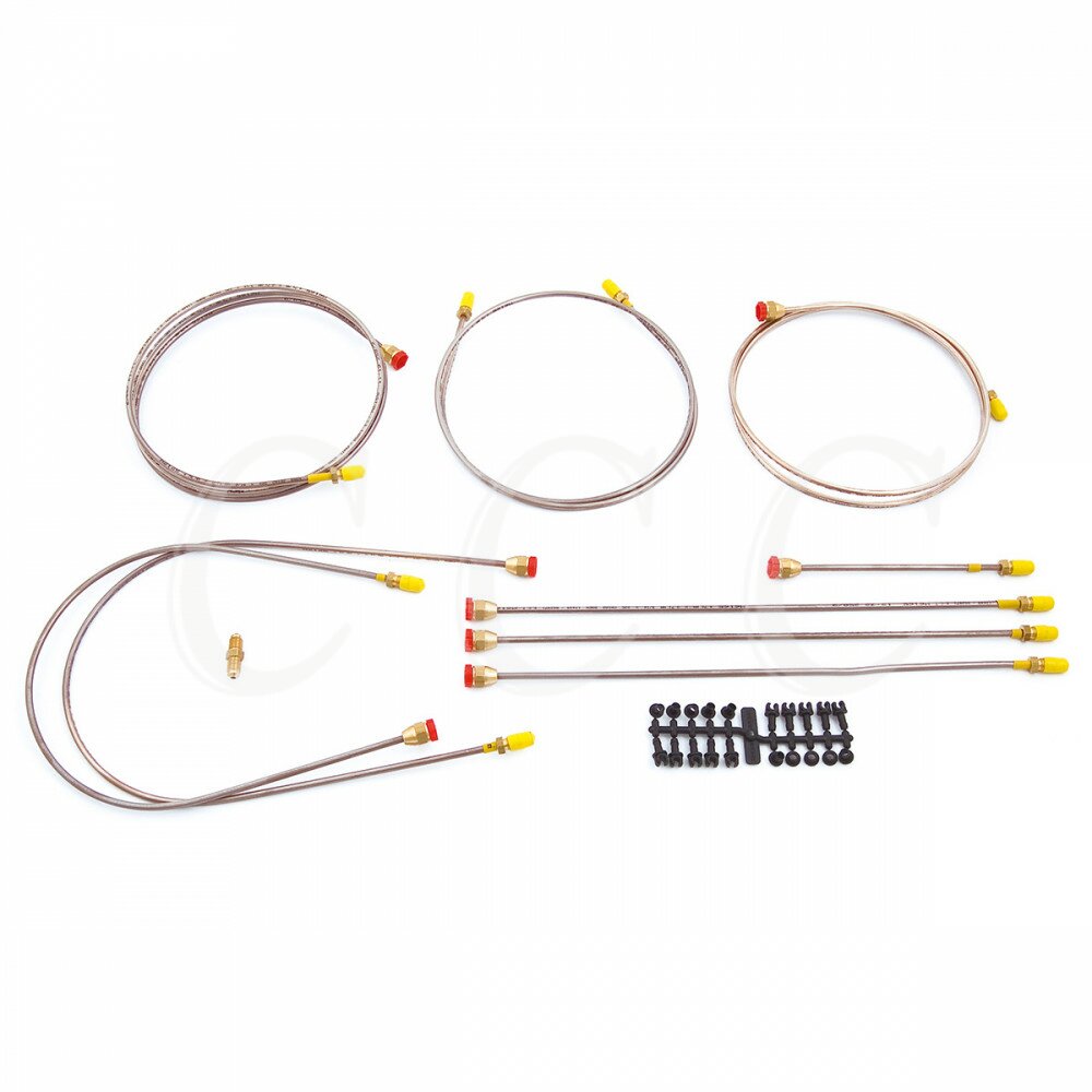 BRAKE PIPE SET, CUNIFER, LHD, SINGLE LINE - Your Shop for British Cla