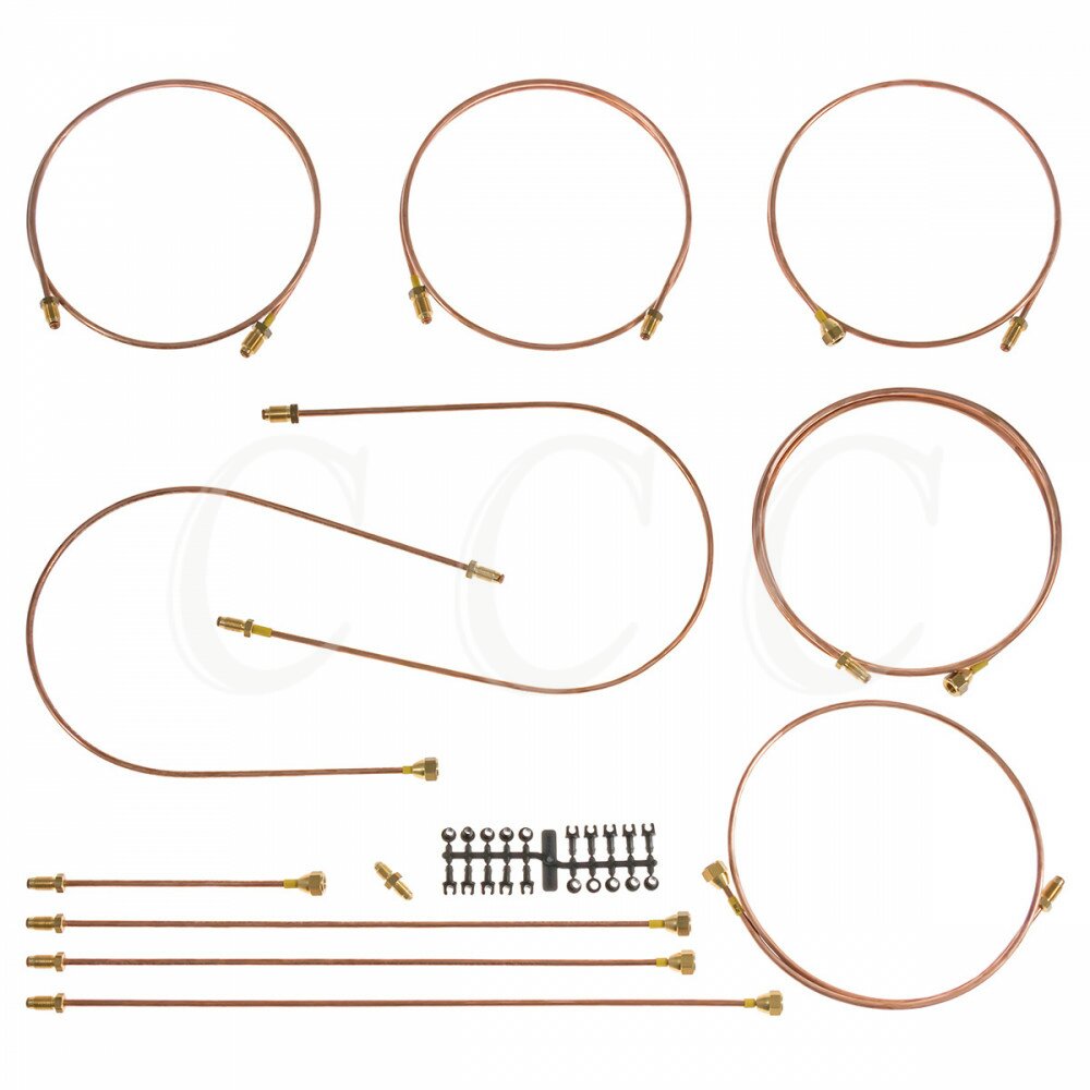 BRAKE PIPE SET, CUNIFER, RHD, DUAL LINE SYSTEM - Your Shop for Britis