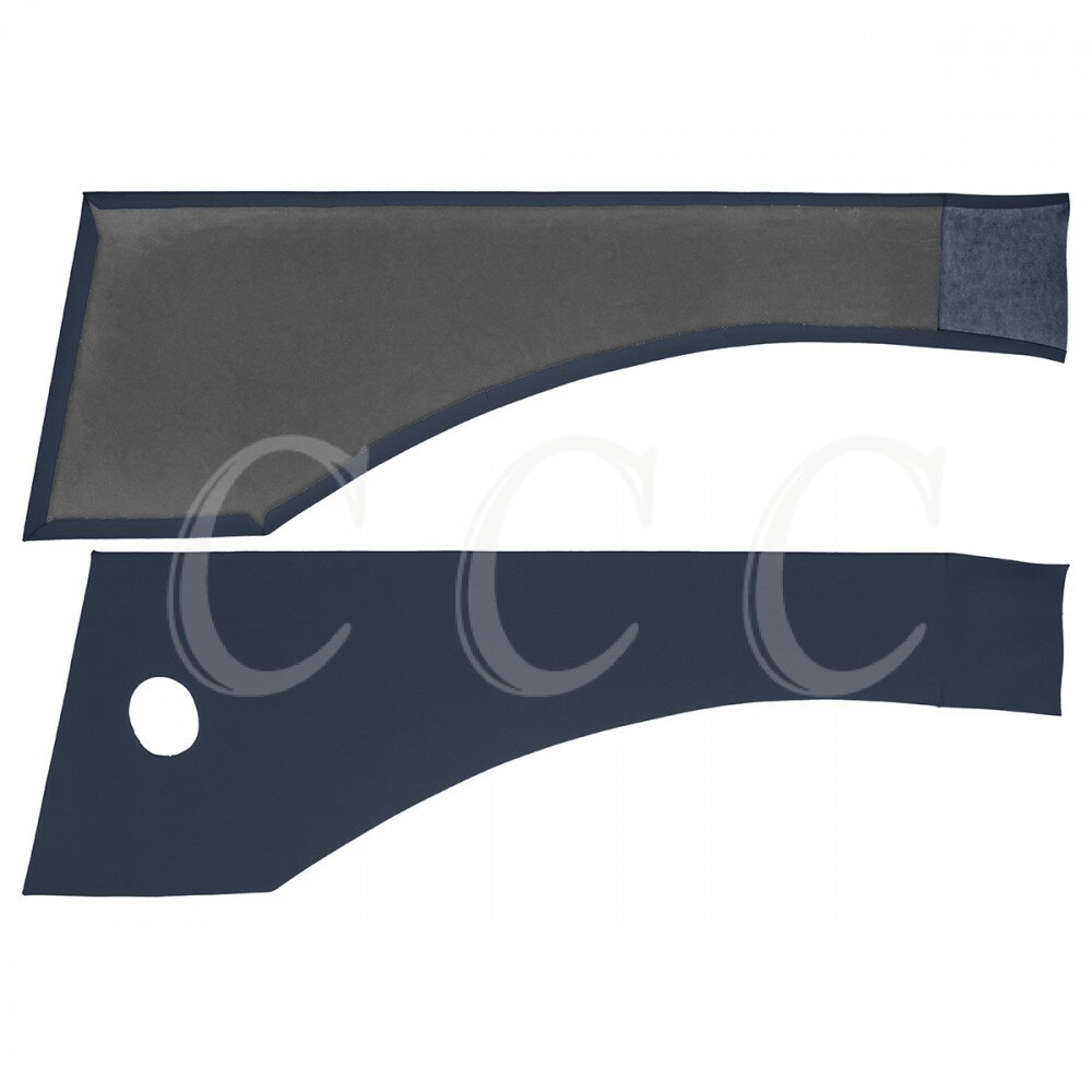Boot Trim Panels, traveller, vinyl, navy blue, pair - Your Shop for B