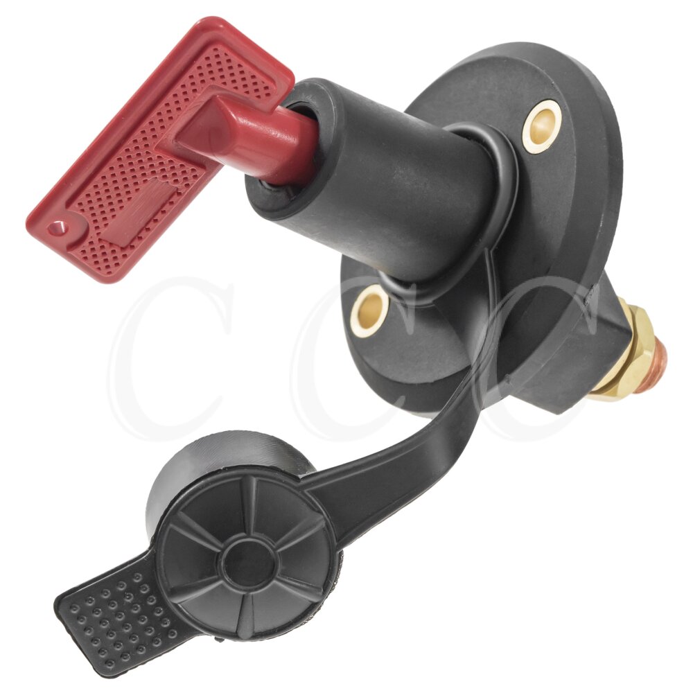 BATTERY DISCONNECT SWITCH WITH RED TOGGLE HANDLE - Your Shop for Brit