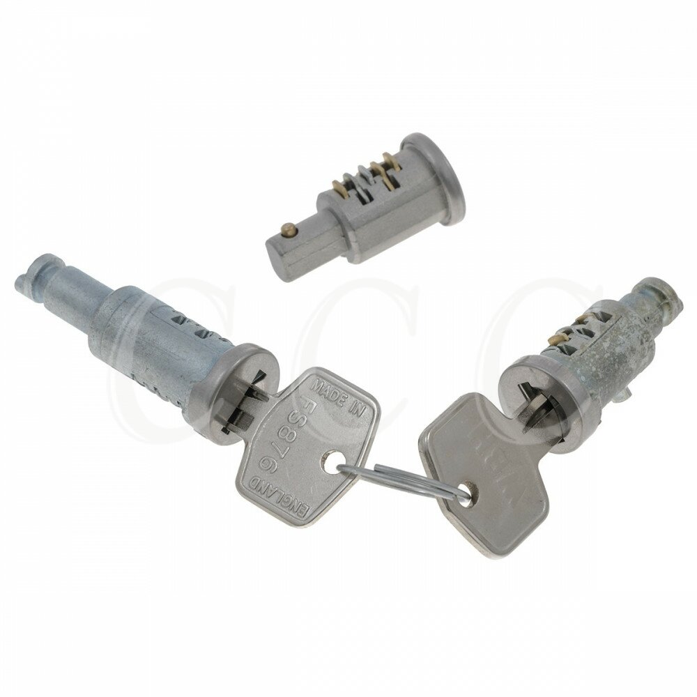 Lock Barrel & Key, set, 3 locks - Your Shop for British Classic Cars,